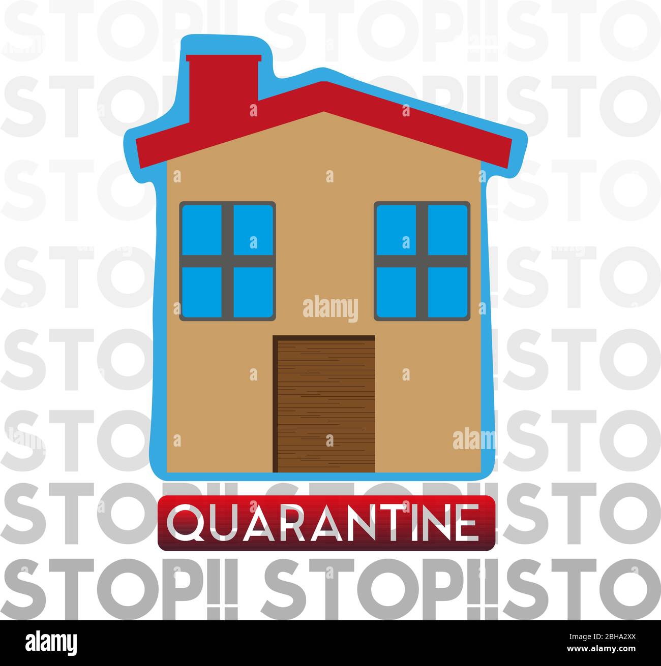 Coronavirus quarantine poster Stock Vector Image & Art - Alamy