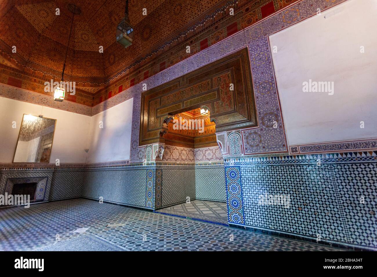 Bahia Palace, Marrakesh, Morocco Stock Photo - Alamy