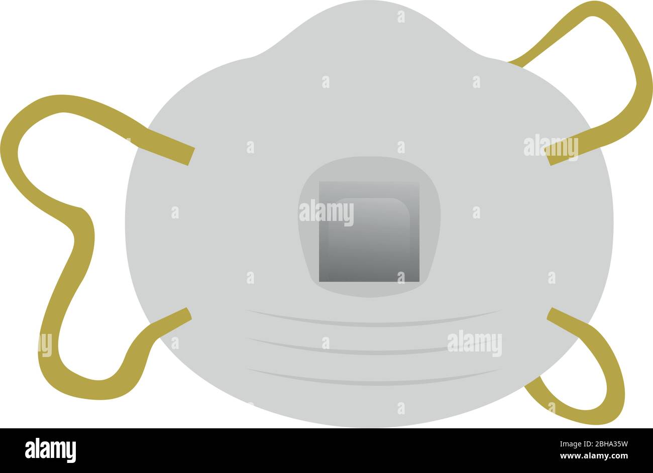 N95 respiratory mask Stock Vector Images - Alamy