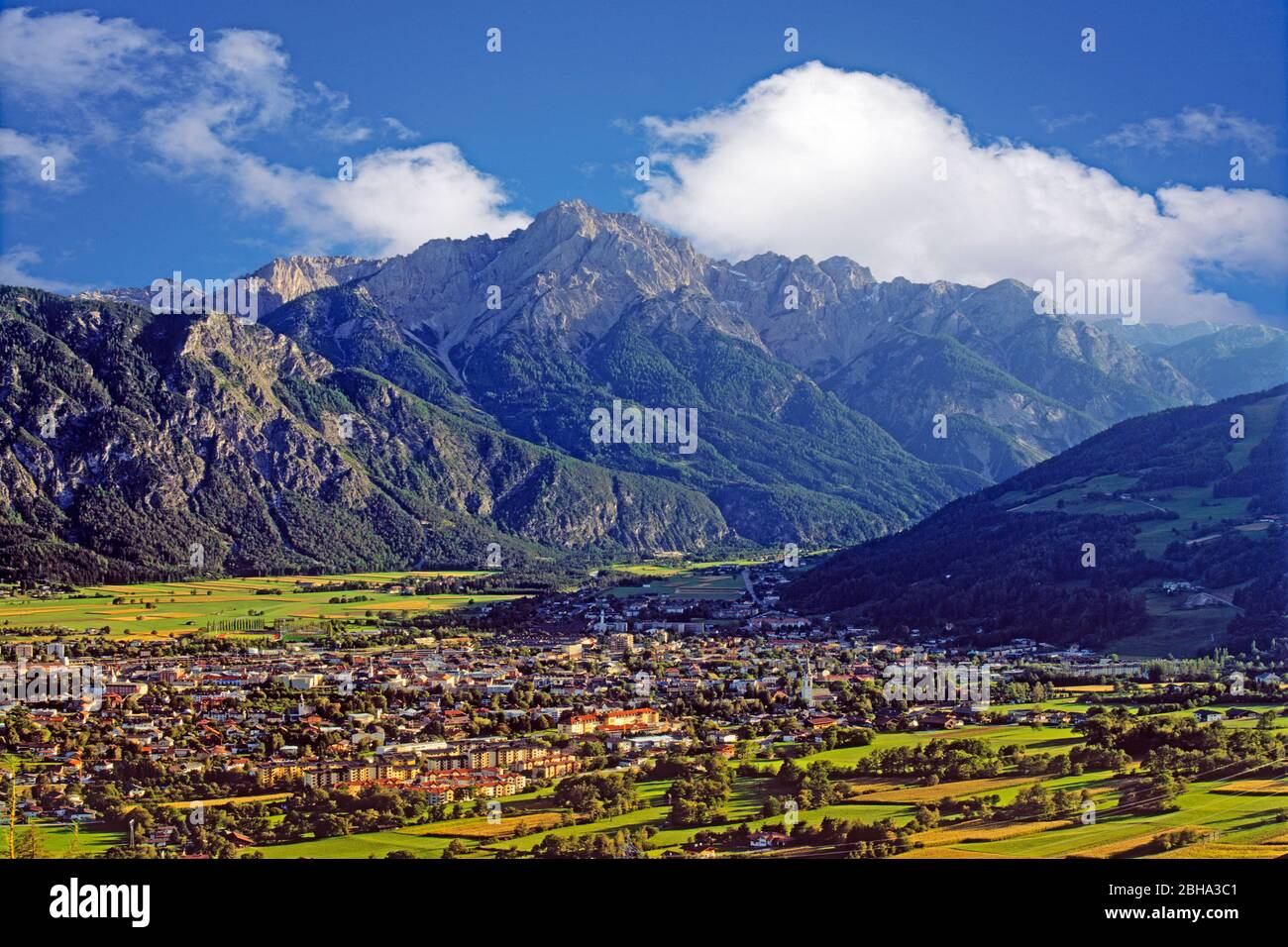 Austria, Lienz with Lienz Dolomites, overview Stock Photo - Alamy Austria, Lienz with Lienz Dolomites, overview Stock Photo - Alamy