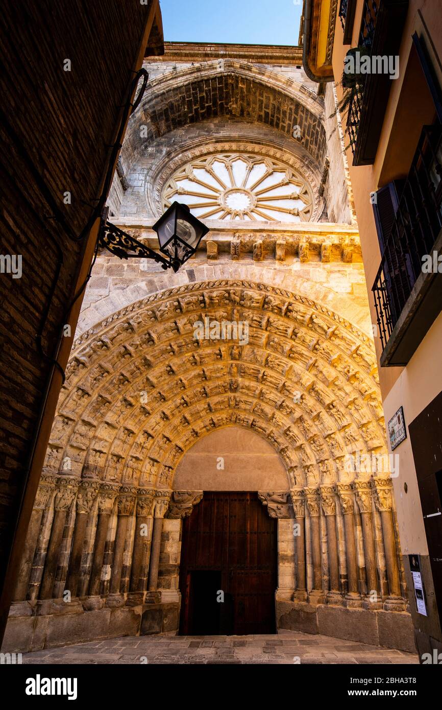 The cathedral of tudela hi-res stock photography and images - Alamy