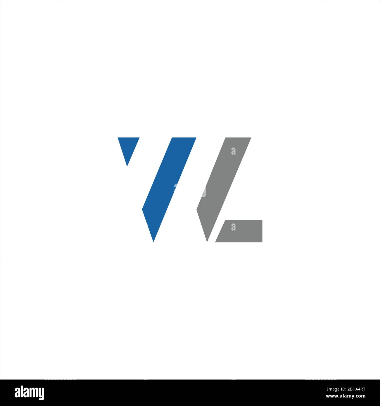 Initial letter wl logo or lw logo vector design template Stock Vector ...