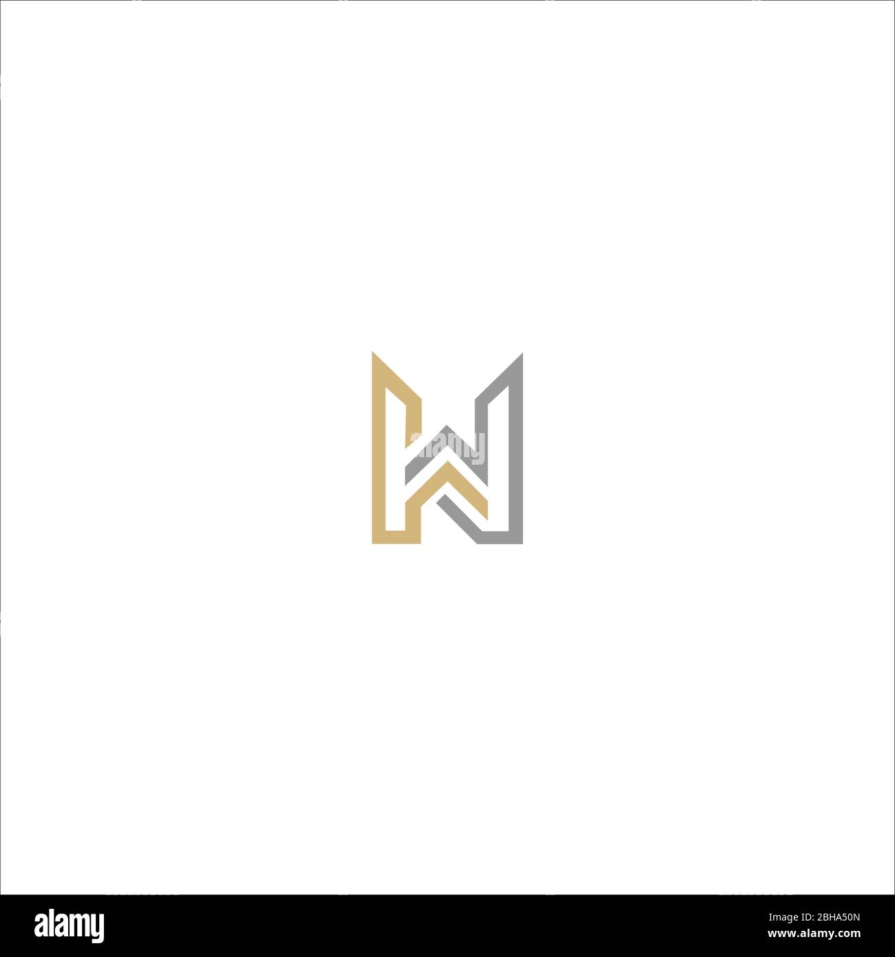 Initial letter wl logo or lw logo vector design template Stock Vector ...