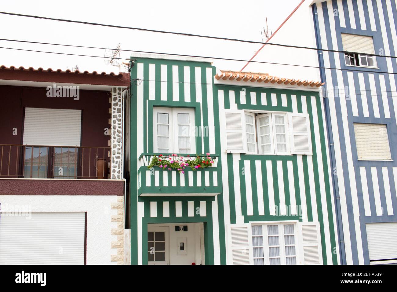 Striped houses hi-res stock photography and images - Alamy