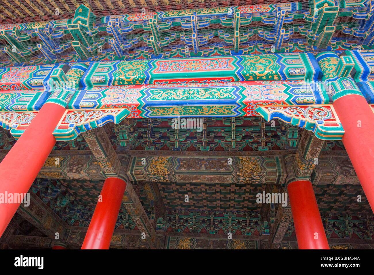 Ceiling Decoration, The Forbidden city, Beijing, China Stock Photo - Alamy