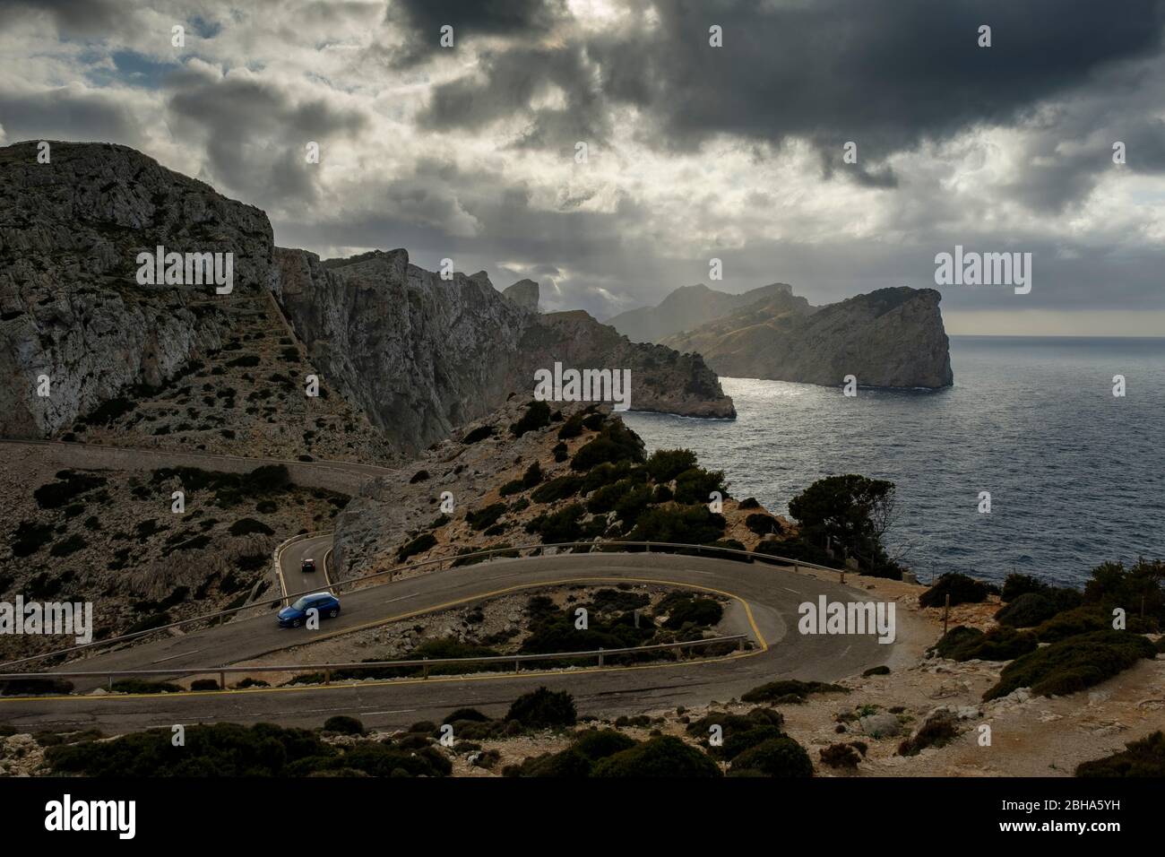Cap de Formentor on the peninsula Formentor, Mallorca, Balearic Islands ...