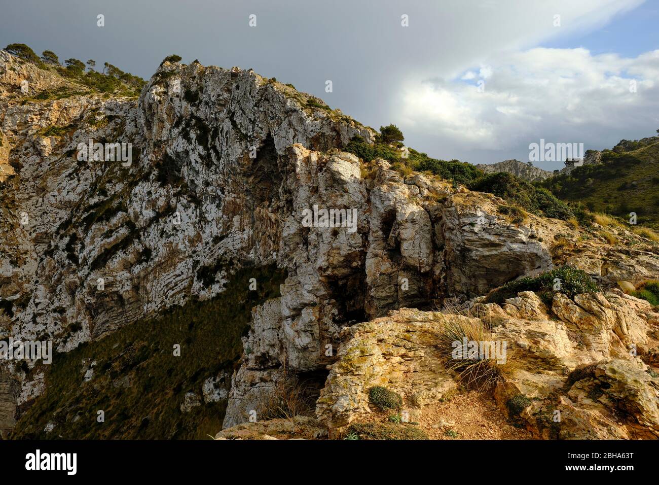 Cap de Formentor on the peninsula Formentor, Mallorca, Balearic Islands ...