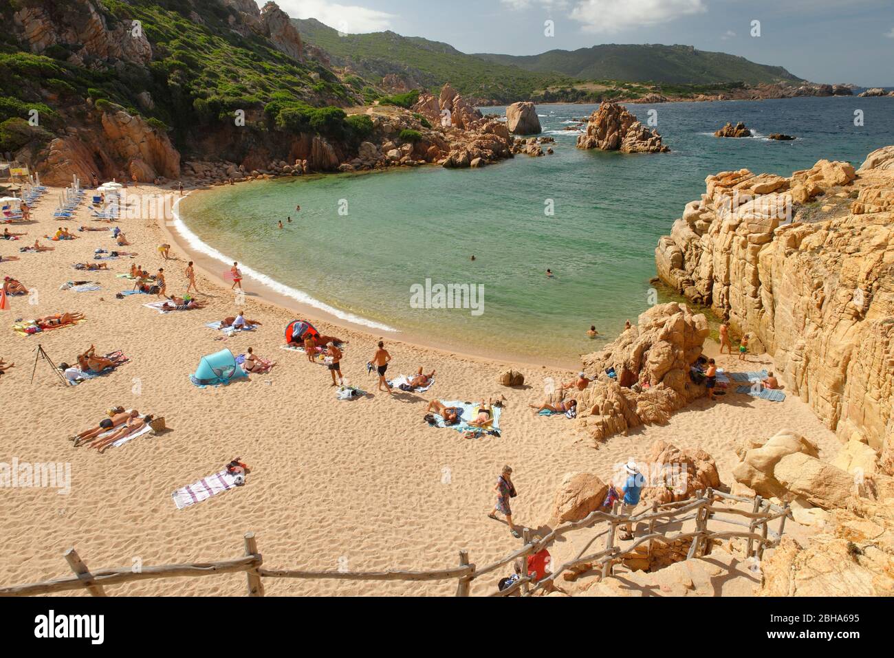 Li Cossi beach, Costa Paradiso, Olbia-Tempio province, Mediterranean ...
