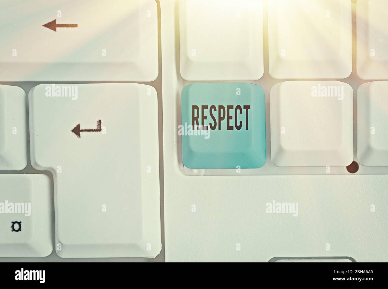 Conceptual hand writing showing Respect. Concept meaning Feeling of ...