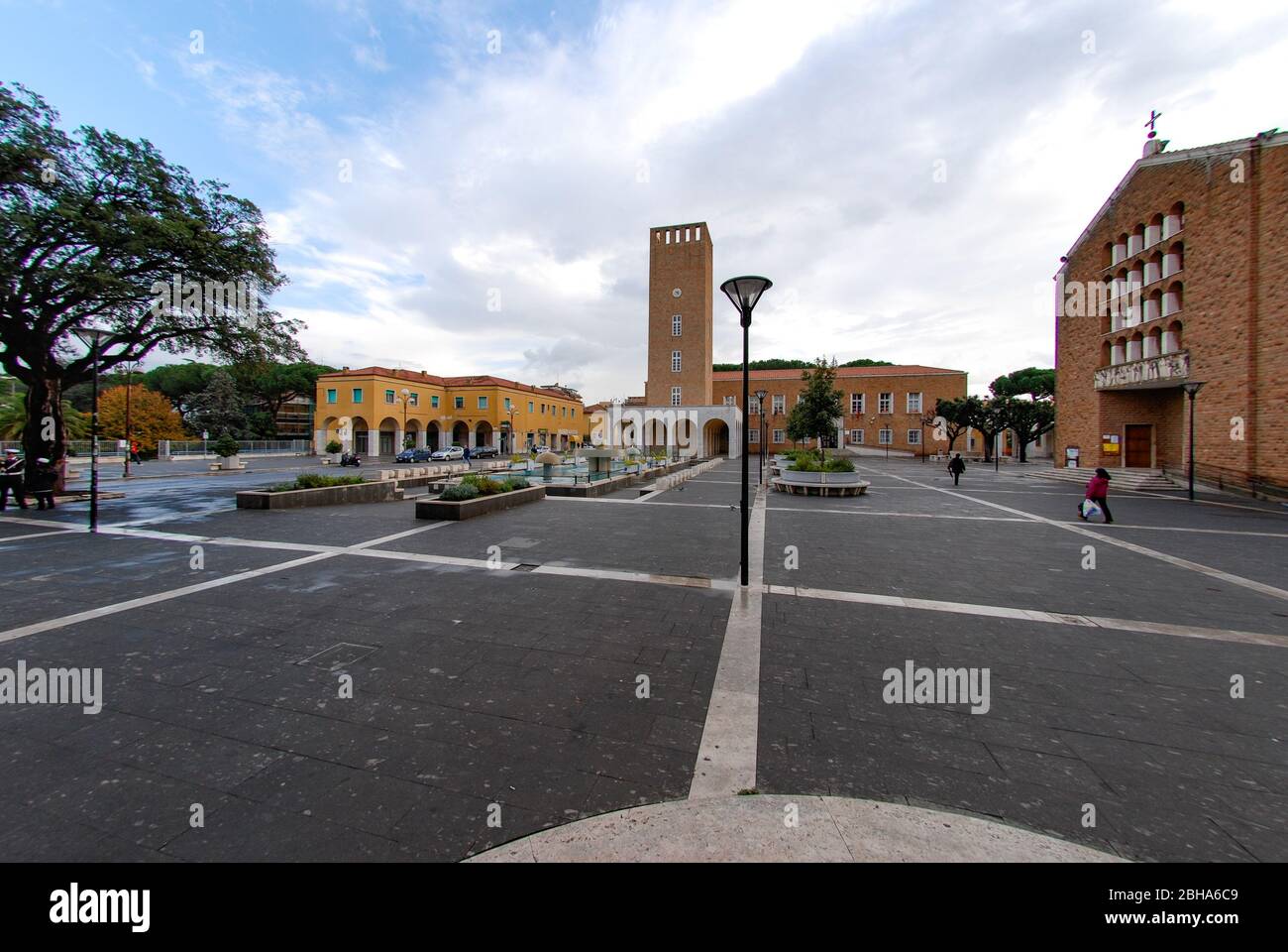 Pomezia Rome Italy 10/31/2007 The town was built entirely new near the ...