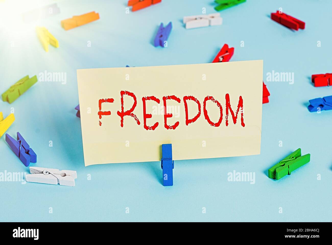 Conceptual hand writing showing Freedom. Concept meaning liberty rather ...