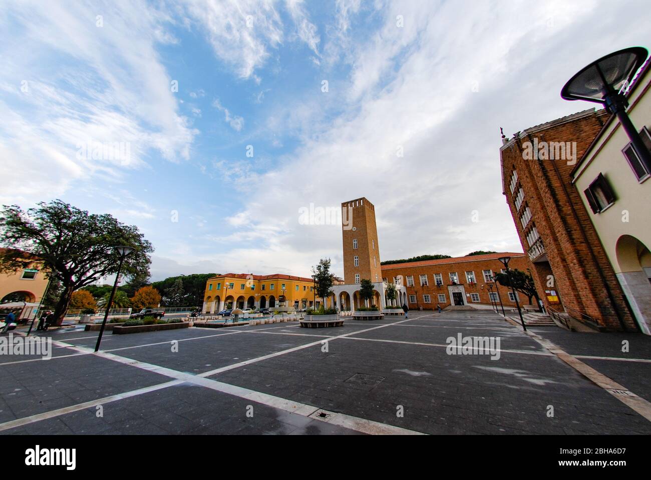 Pomezia Rome Italy 10/31/2007 The town was built entirely new near the ...
