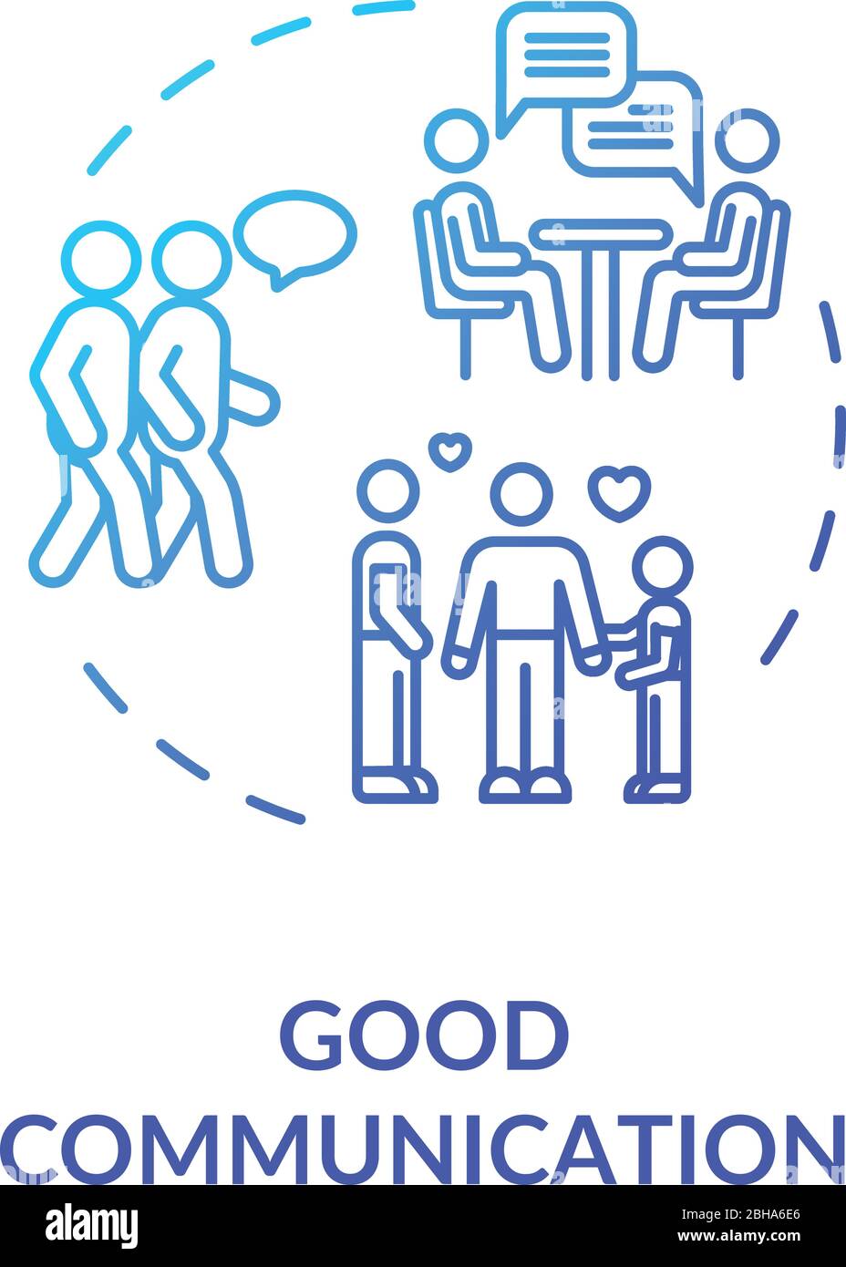 Good communication concept icon Stock Vector Image & Art - Alamy