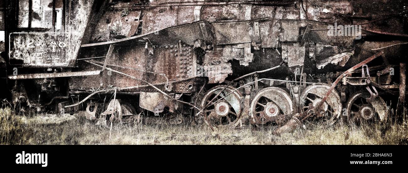 Scrap locomotive hi-res stock photography and images - Alamy