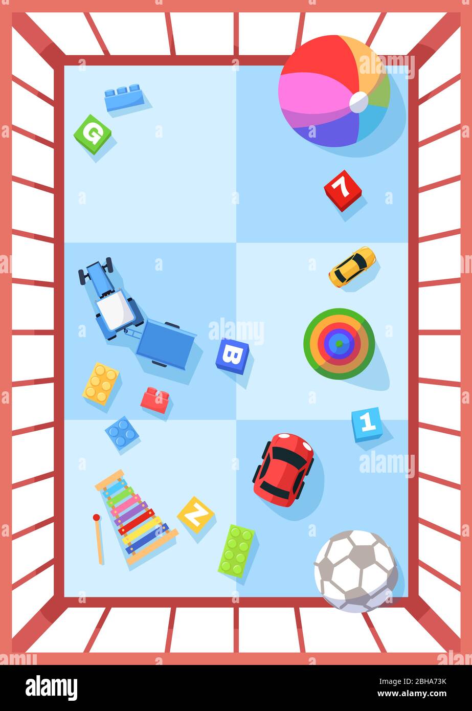 Playpen semi flat RGB color vector illustration Stock Vector Image ... Playpen semi flat RGB color vector illustration Stock Vector Image ...