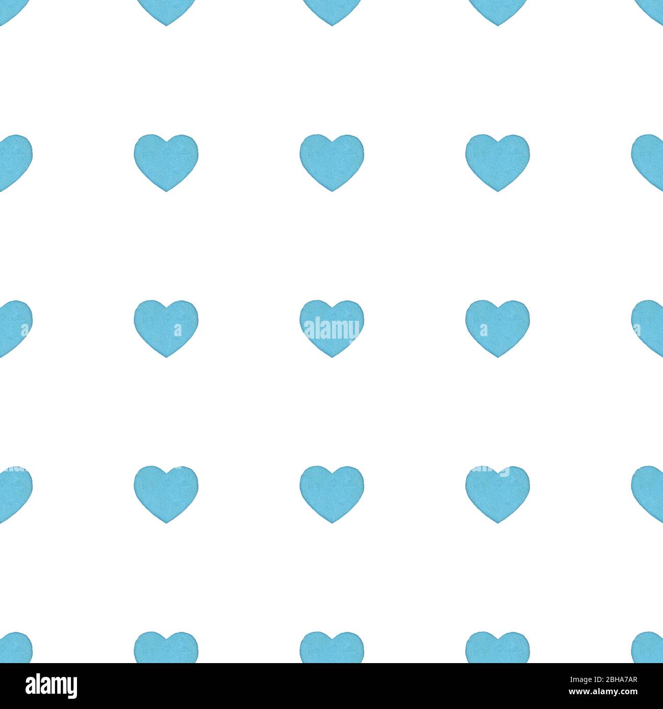 Seamless pattern of blue hearts. Love concept. Design for packaging and ...