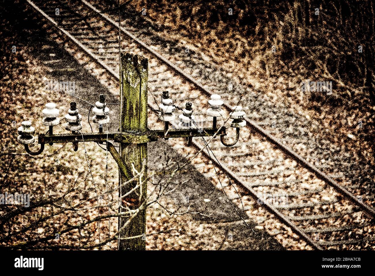 Railroad telegraph hi-res stock photography and images - Alamy