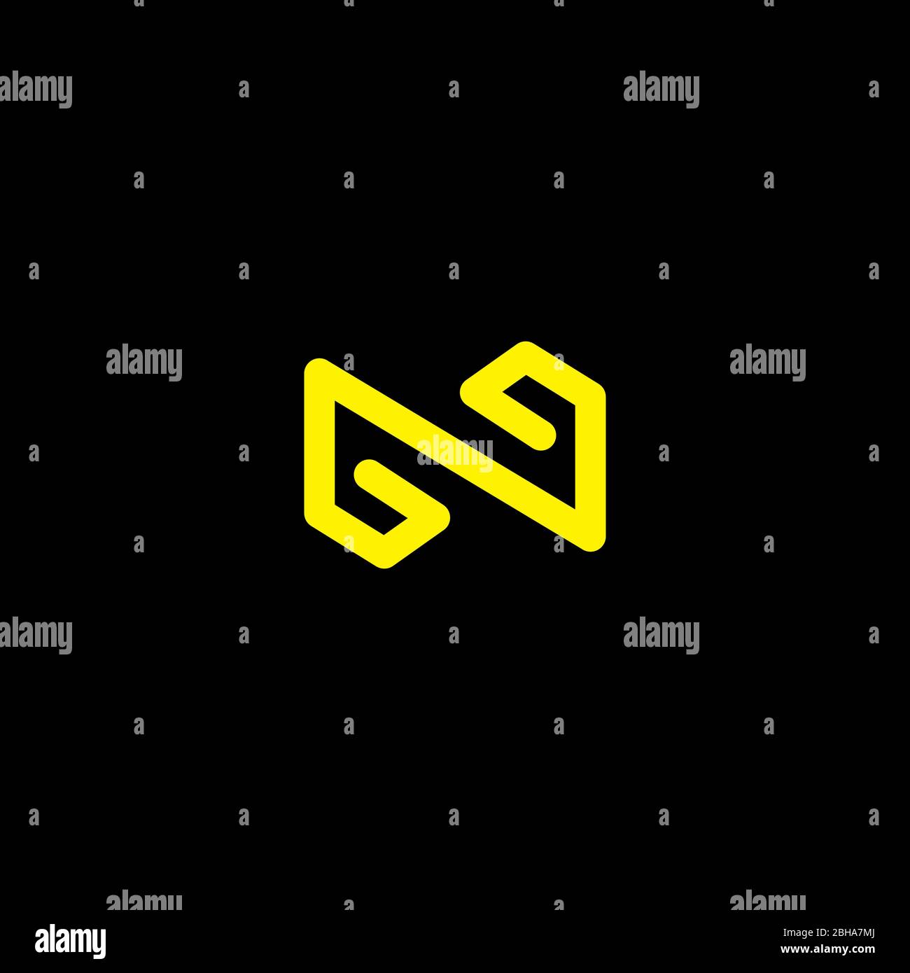 Simple N letter initial logo design vector template Stock Vector Image ...