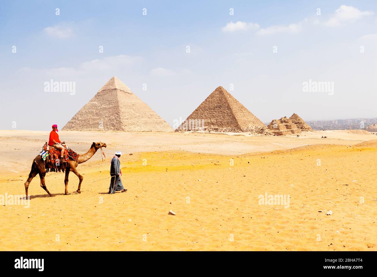 Cairo, Giza, Egypt, Cairo, Giza, Egypt, Pyramids of Giza Stock Photo ...