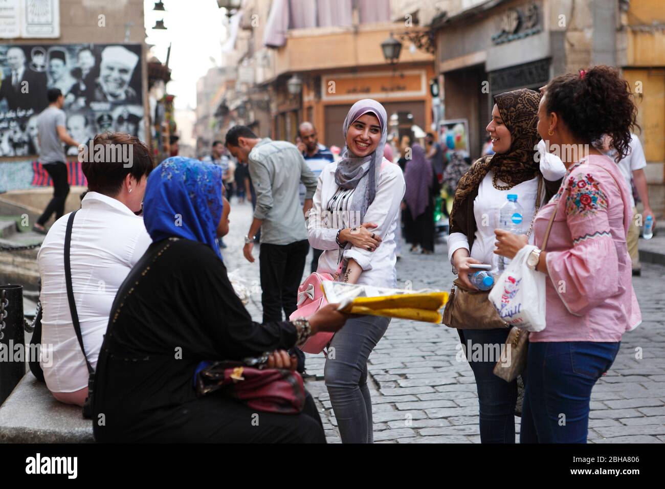 Cairo, Giza, Egypt, al-Muizz Street, Al Moez Ldin Allah Al Fatmi, Muizz ...