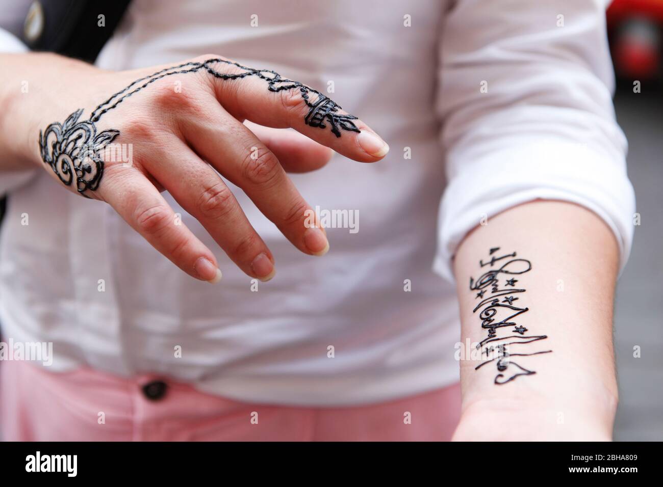 Allah Tattoo On Wrist
