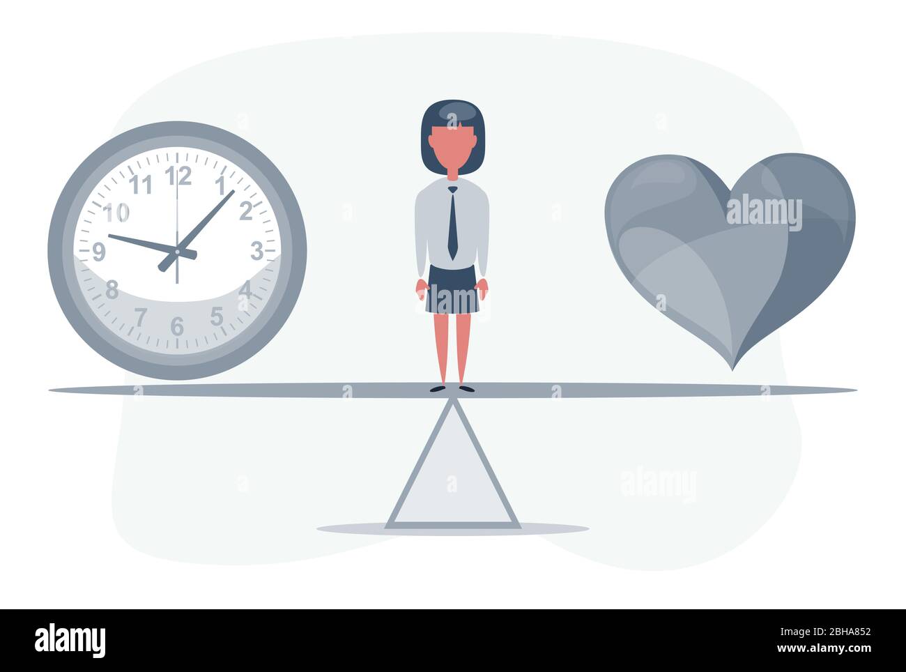 Time measure woman Stock Vector Images - Alamy