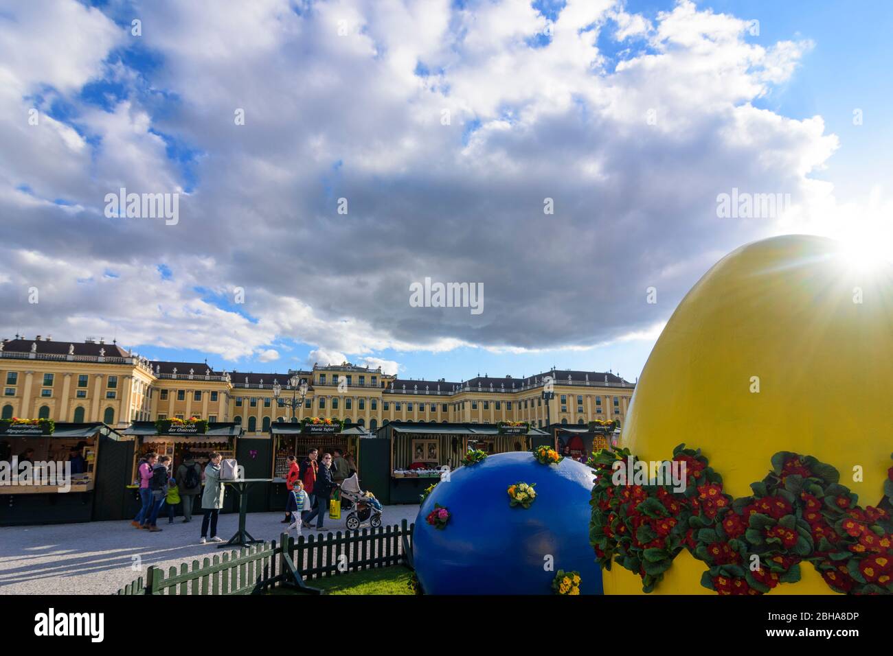 Easter market in 13 hietzing hi-res stock photography and images - Alamy