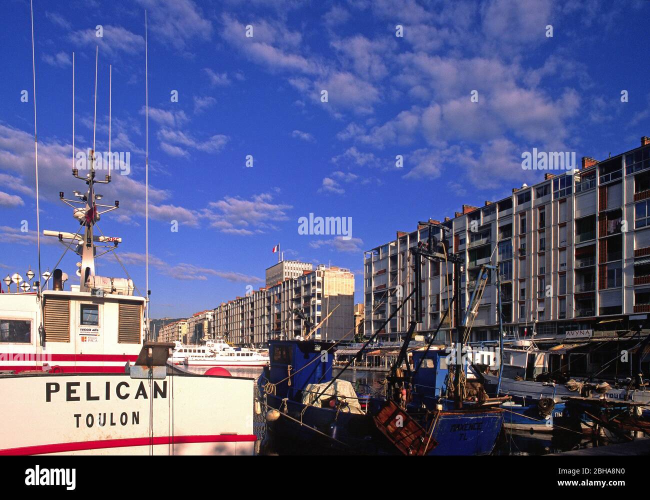 Old port of Toulon Stock Photo - Alamy