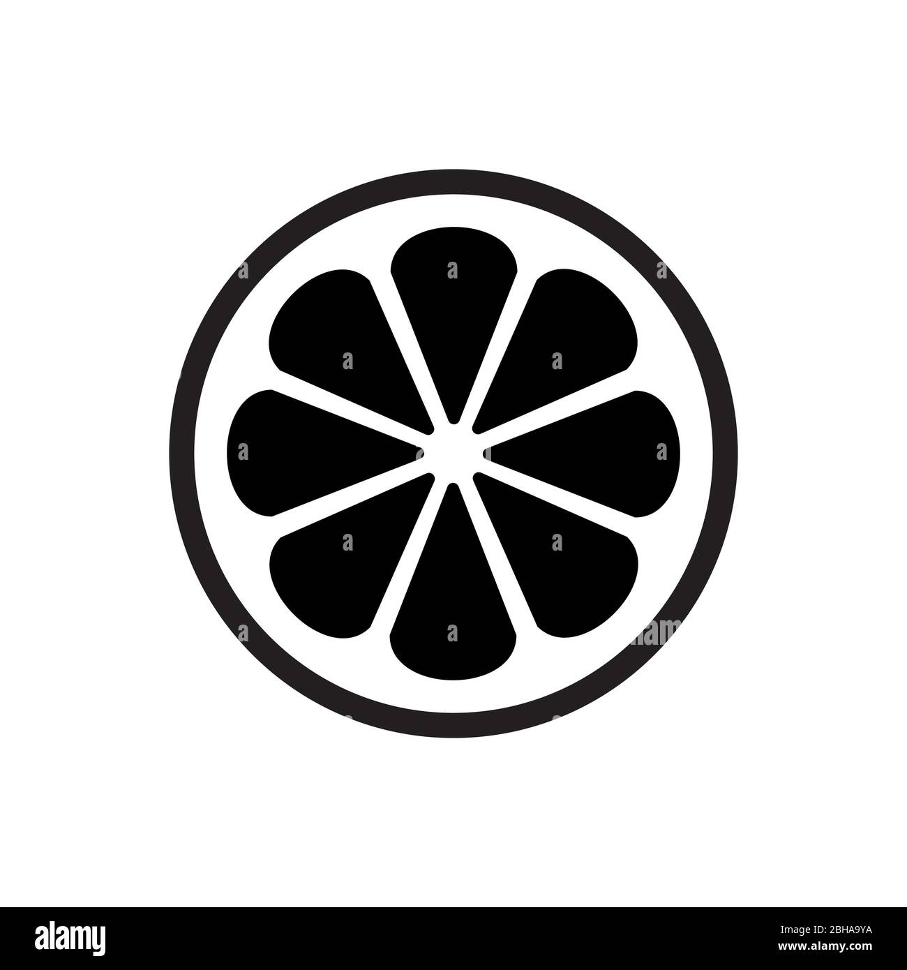 Cut lemon fresh citrus Black and White Stock Photos & Images - Alamy