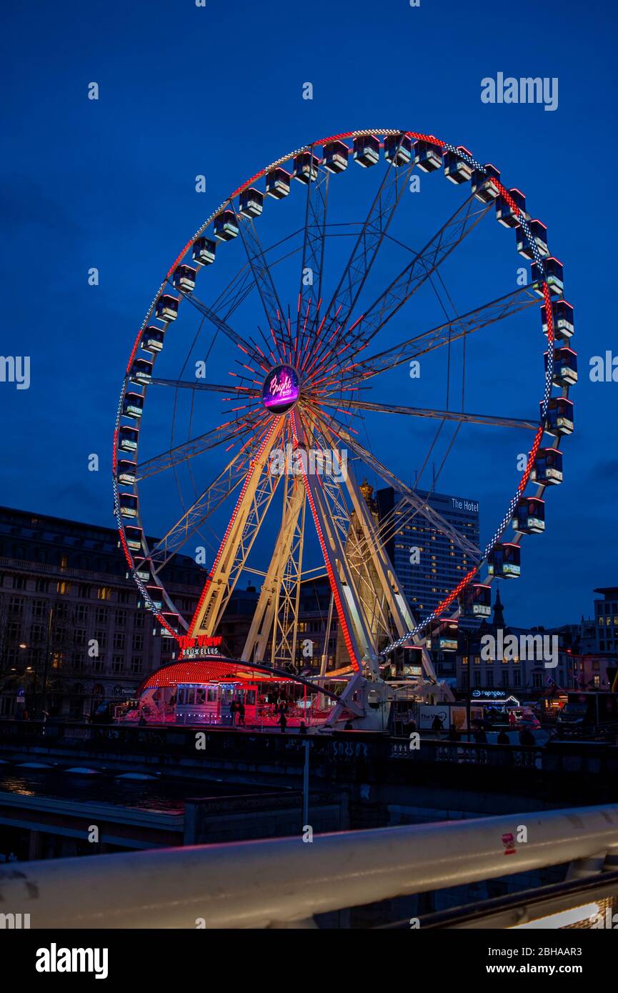 Brussels big wheel The view. Brussels stock travel photographs by Pep ...