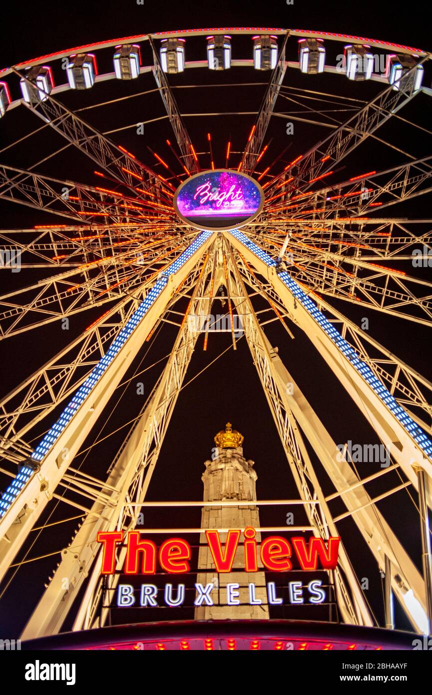 Brussels big wheel The view. Brussels stock travel photographs by Pep ...