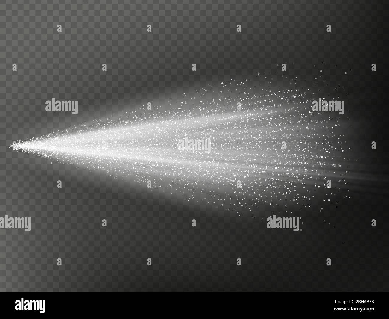 Airy water hazy mist of atomizer. Fog sprayer cosmetic effect isolated ...