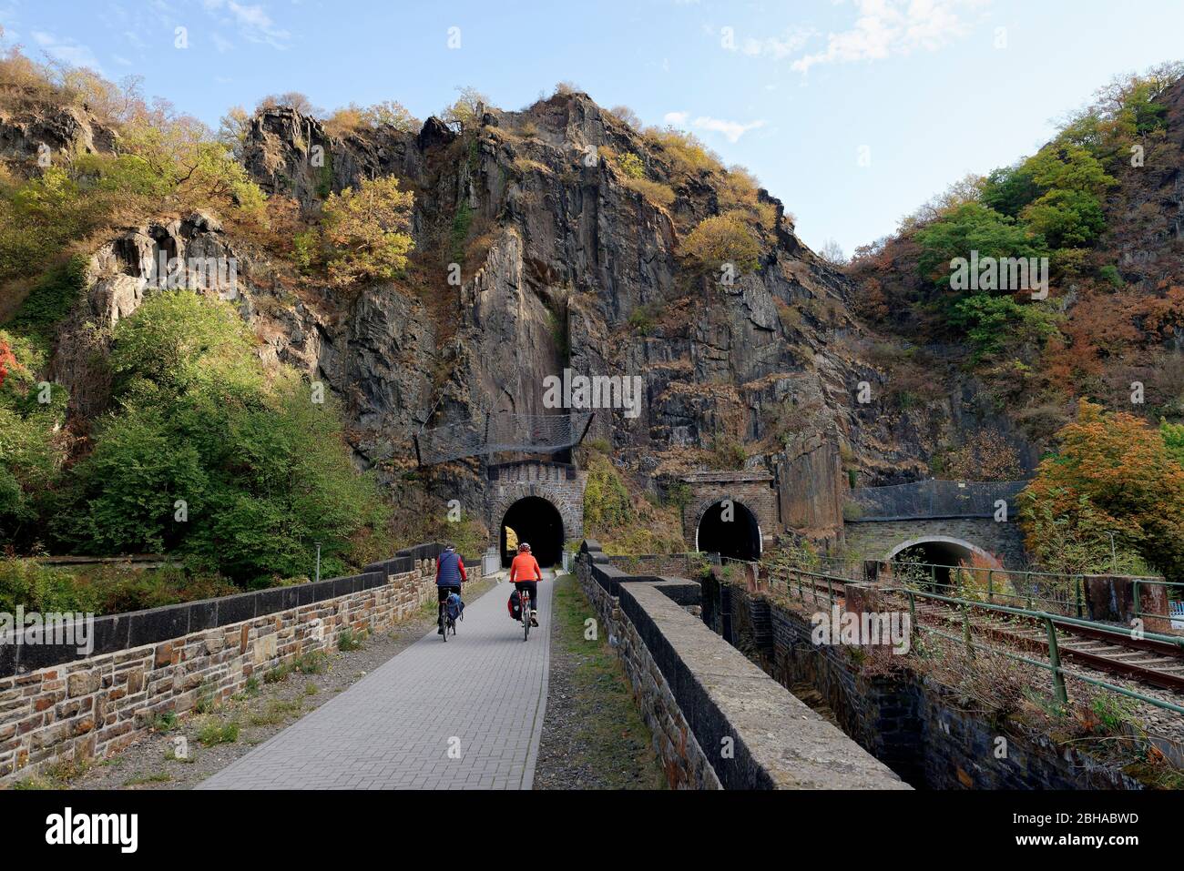 Hiking and cycling path in altenahr hi-res stock photography and images ...
