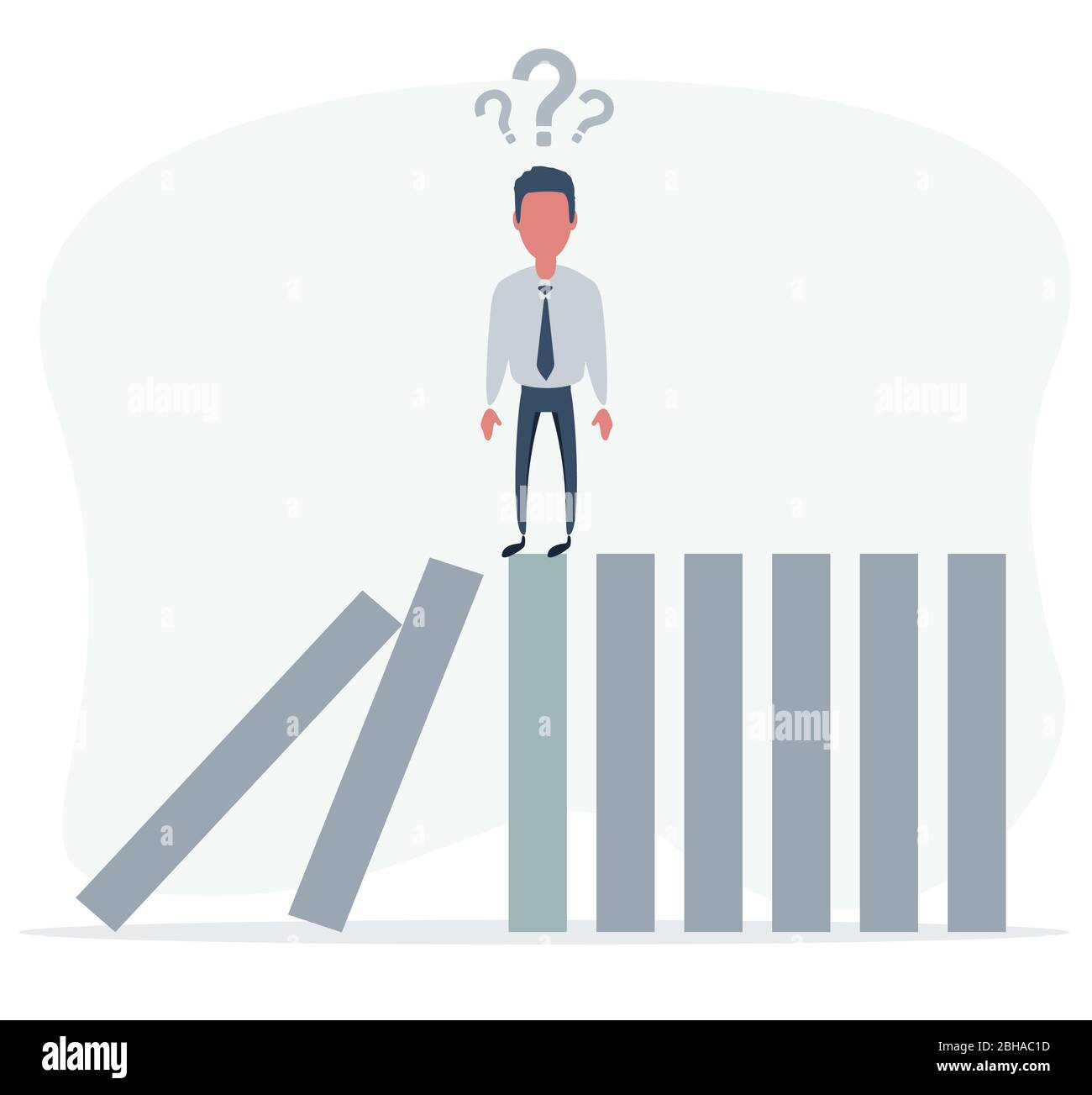 Businessman does not know what to do Stock Vector Image & Art - Alamy