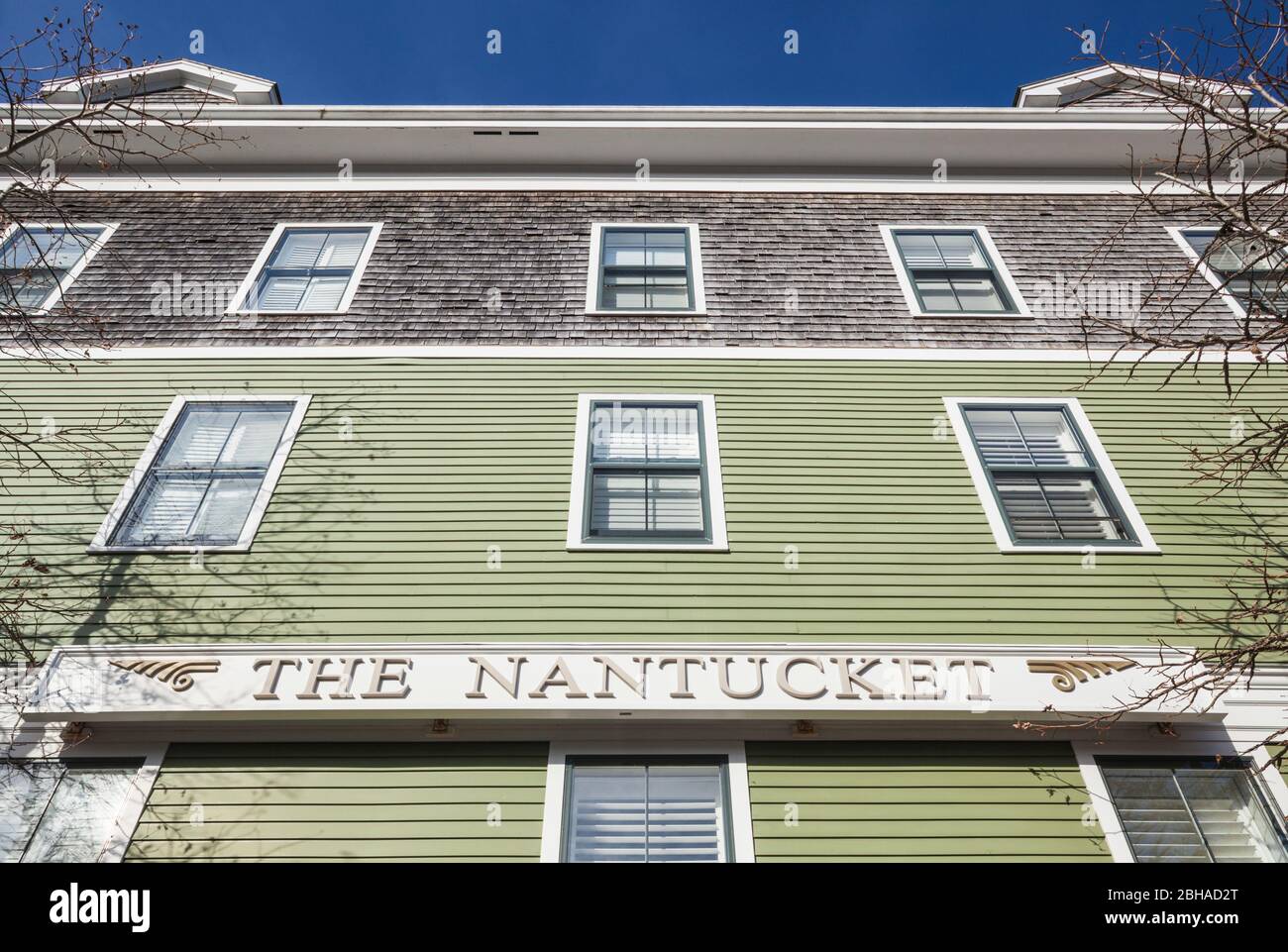 USA, New England, Massachusetts, Nantucket Island, Nantucket Town, The ...