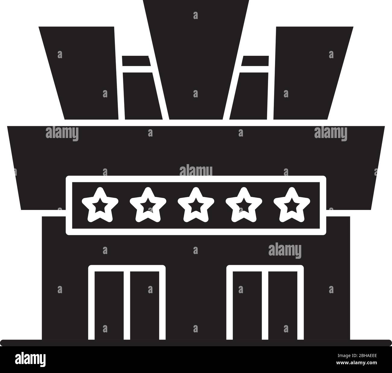 Cinema front exterior Cut Out Stock Images & Pictures - Alamy