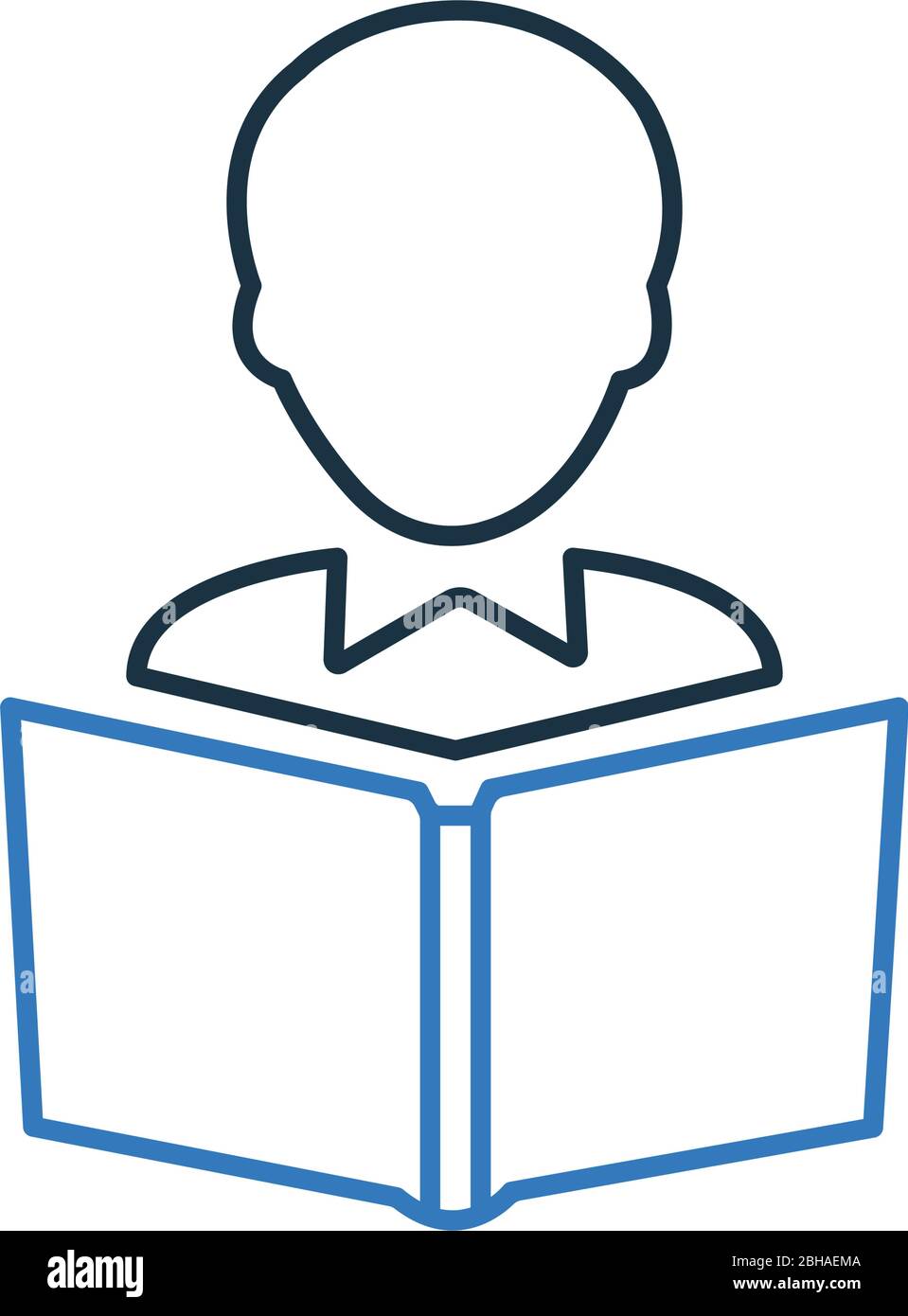 Beautiful design and fully editable Reading book icon, studying, reader ...