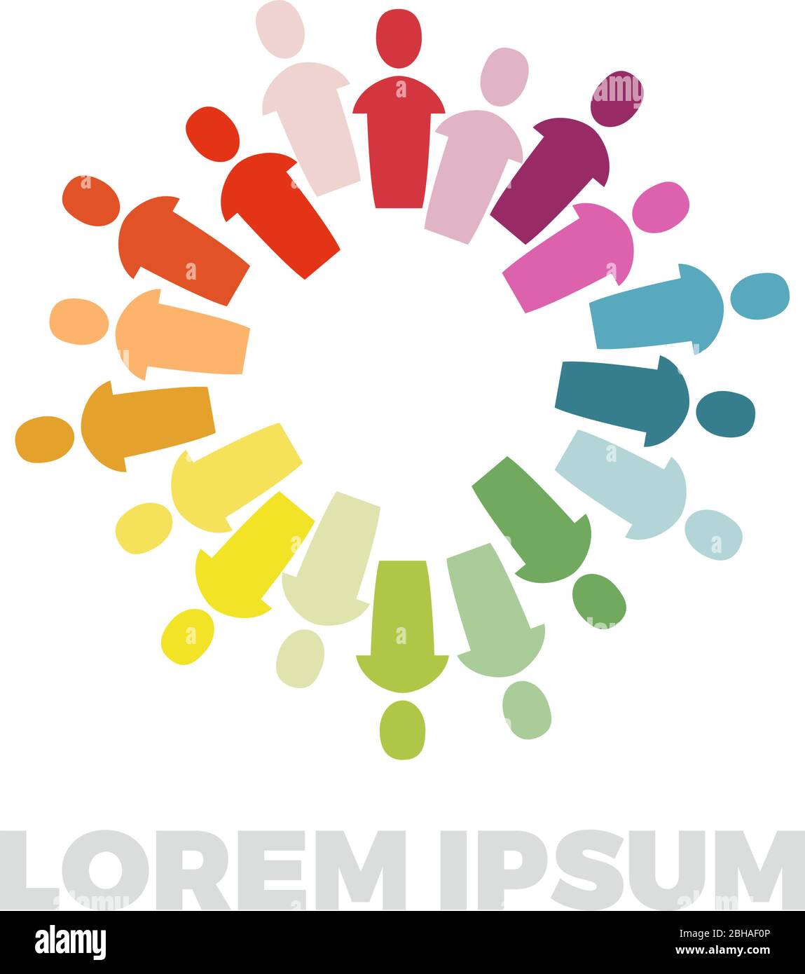 Vector people at the panel discussion, teamwork and crowdfunding Stock ...