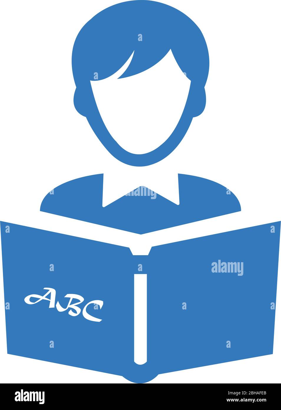 Beautiful design and fully editable Reading book icon, studying, reader ...