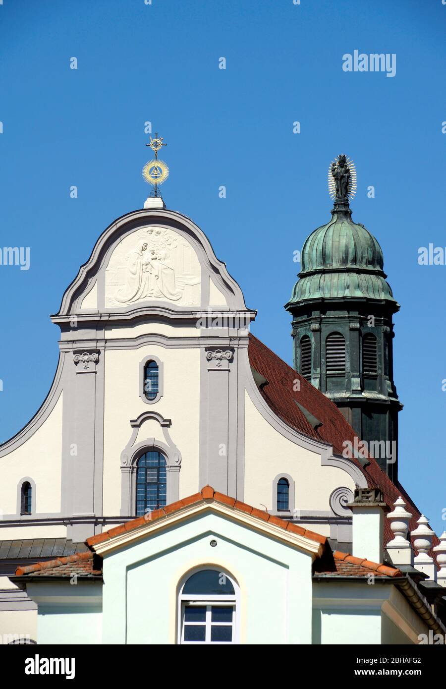 Germany, Bavaria, Upper Bavaria, Altötting, St. Anna's Basilica, church ...