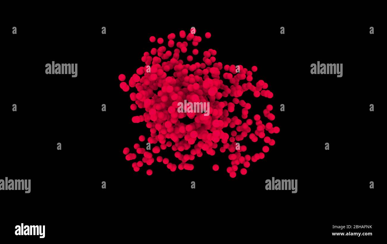 Chaotic concentration dispersion sphere 3d hi-res stock photography and ...