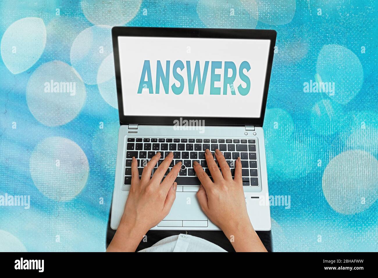Handwriting text Answers. Conceptual photo Reactions responses to ...