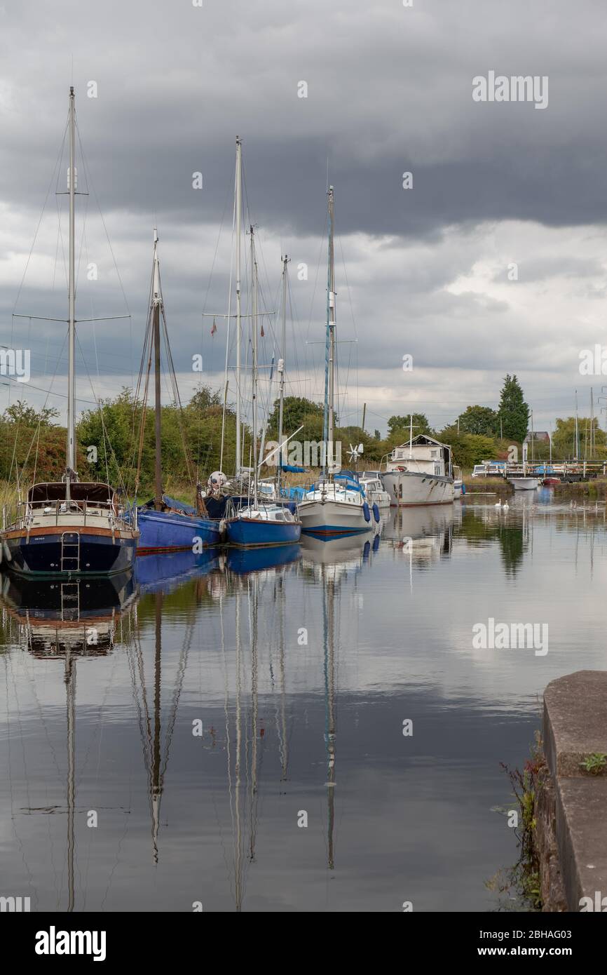Fiddlers ferry marina hi-res stock photography and images - Alamy