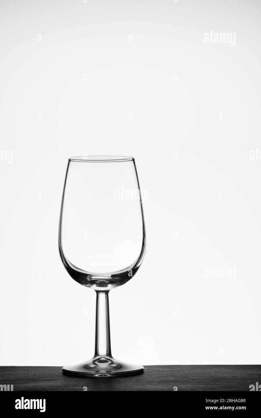 Empty wine glass Stock Photo - Alamy