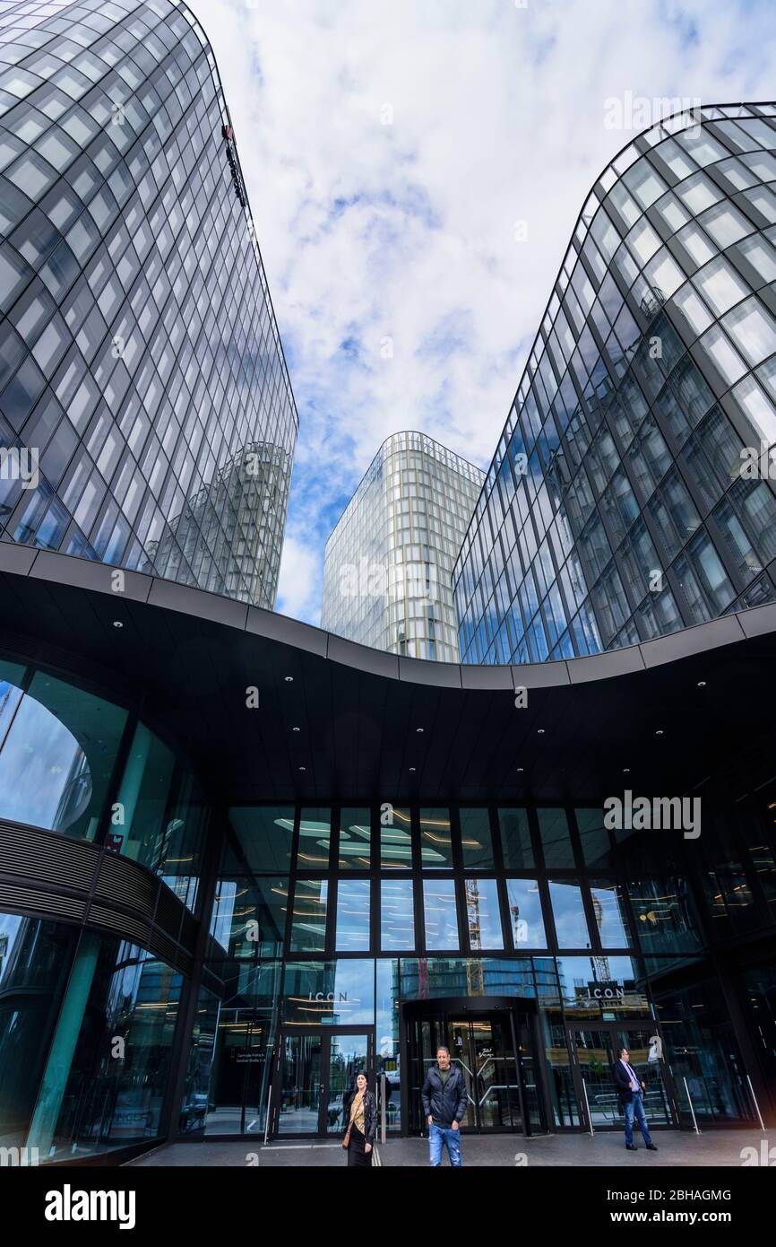 Wien, Vienna: office building The Icon Vienna in Quartier Belvedere in ...
