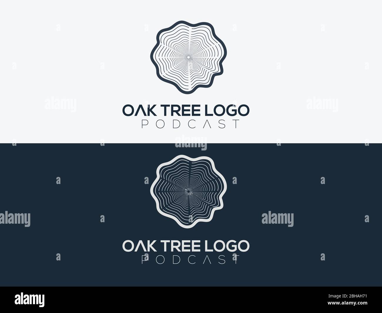 Oak tree logo hi-res stock photography and images - Alamy