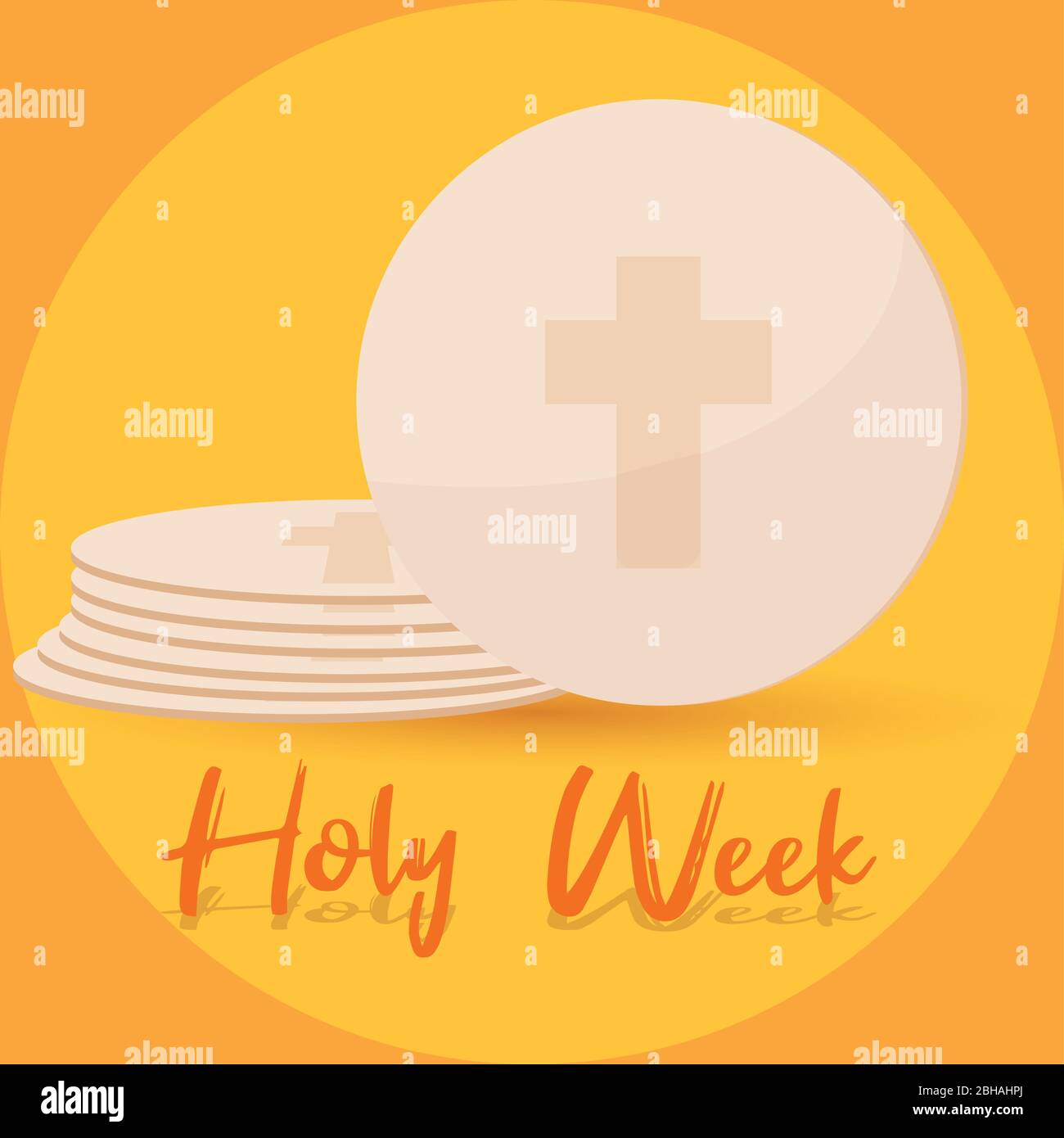 Holy week poster Stock Vector Image & Art - Alamy