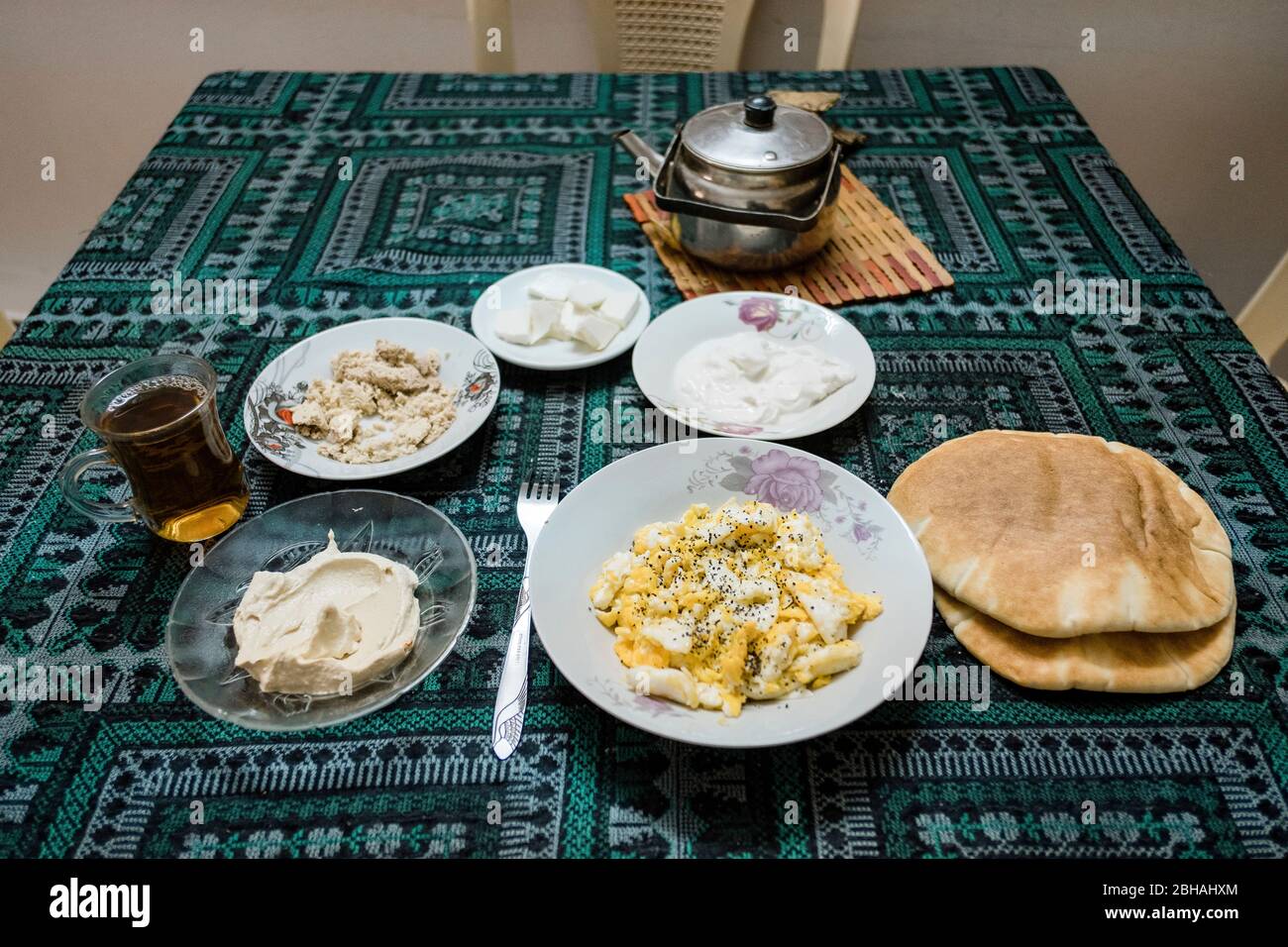 Breakfast in Hebron, Palestine Stock Photo - Alamy