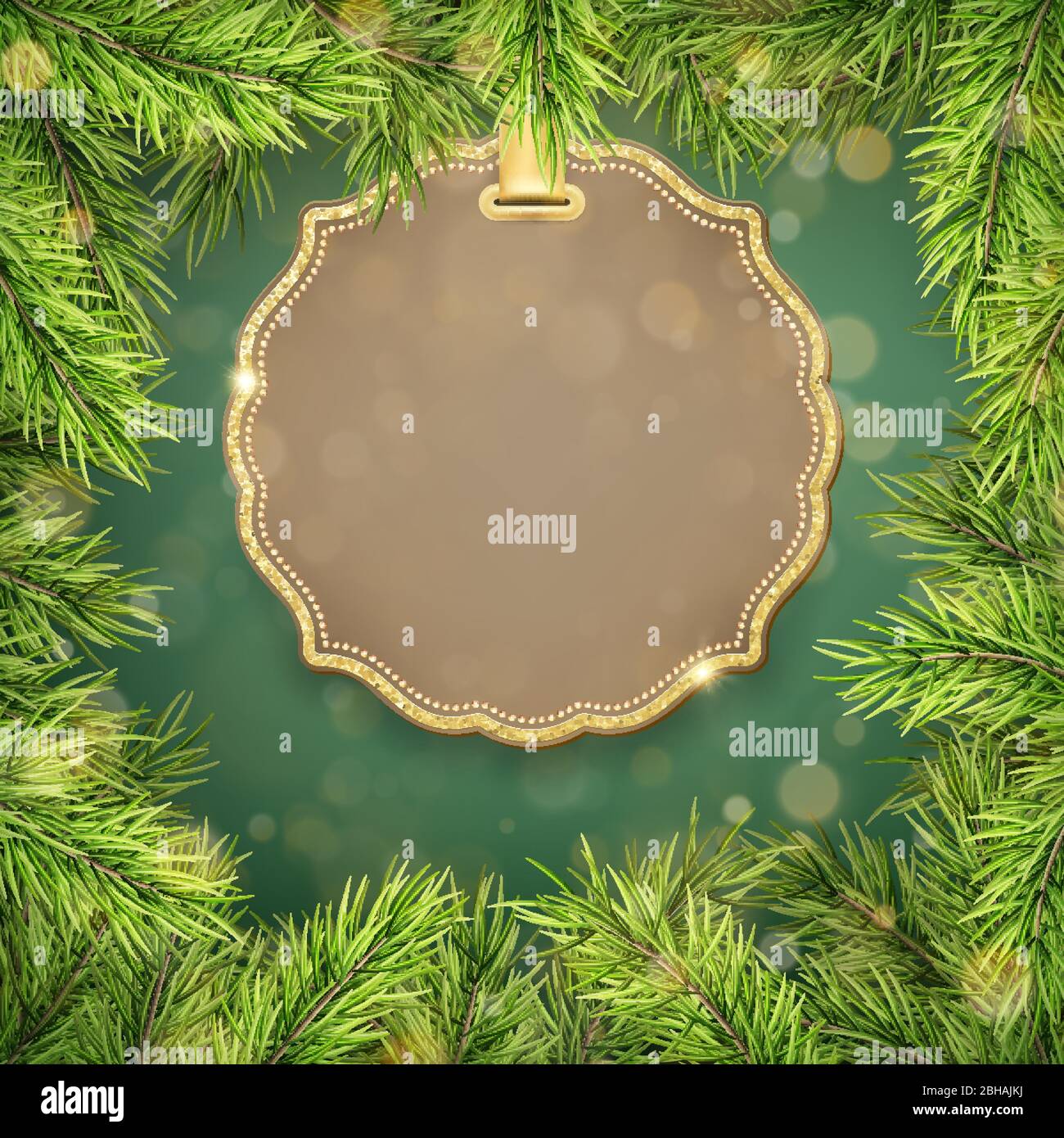 Evergreen detail Stock Vector Images - Alamy