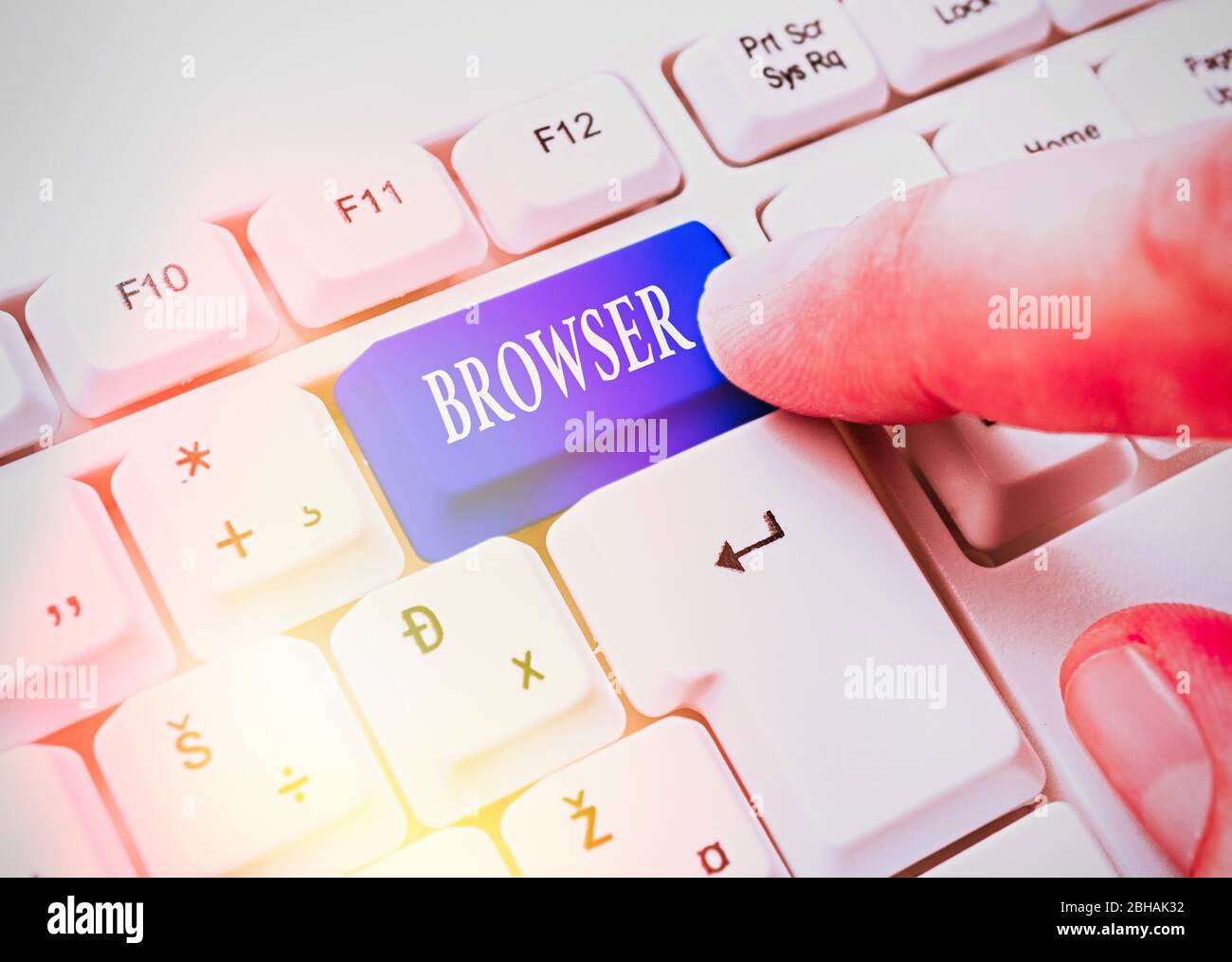 Conceptual Hand Writing Showing Browser Concept Meaning Computer Program Graphical User